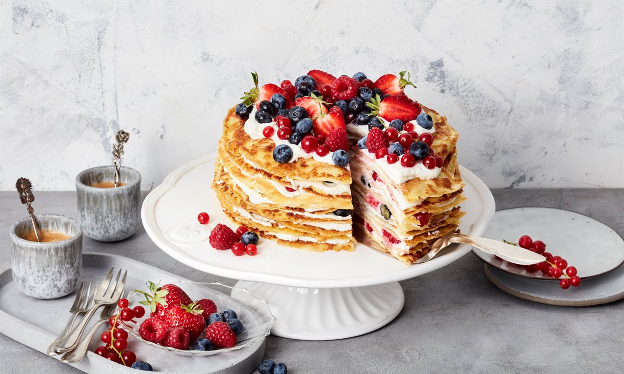 Pfannkuchentorte Rezept | Dr. Oetker
