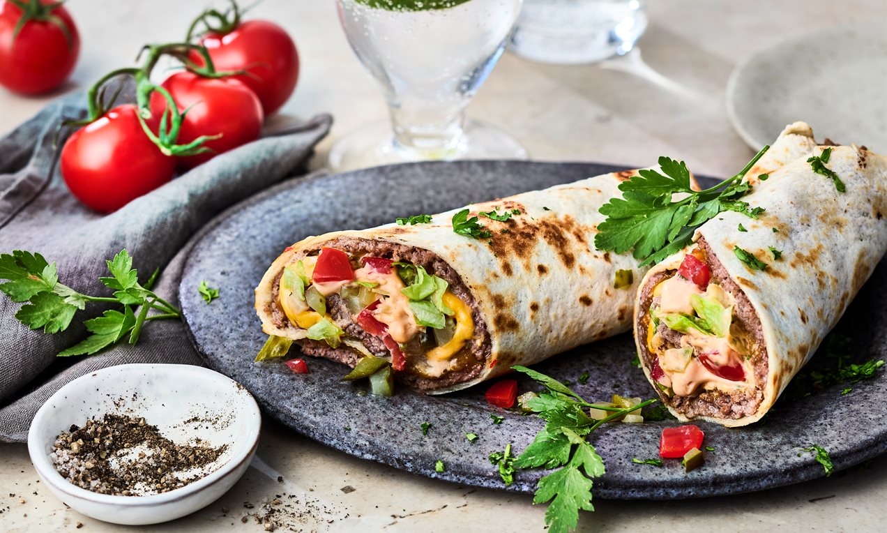 Burger Wraps Rezept | Dr. Oetker