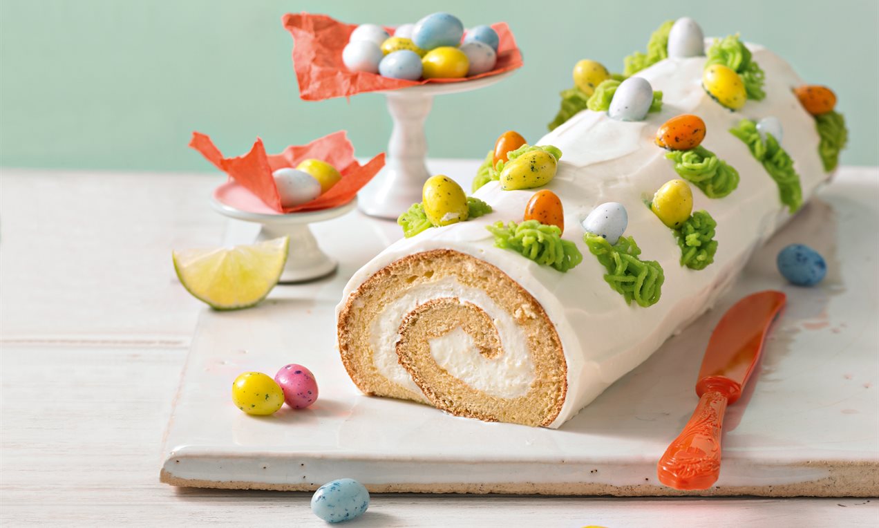 Zitronenrolle mit Schmand Rezept | Dr. Oetker