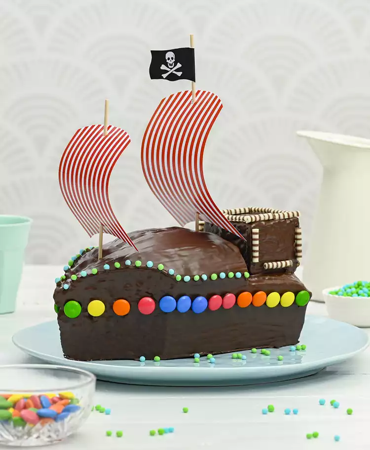 Piratenschiff Kuchen Vorlage Rezepte Für Die Piratenparty