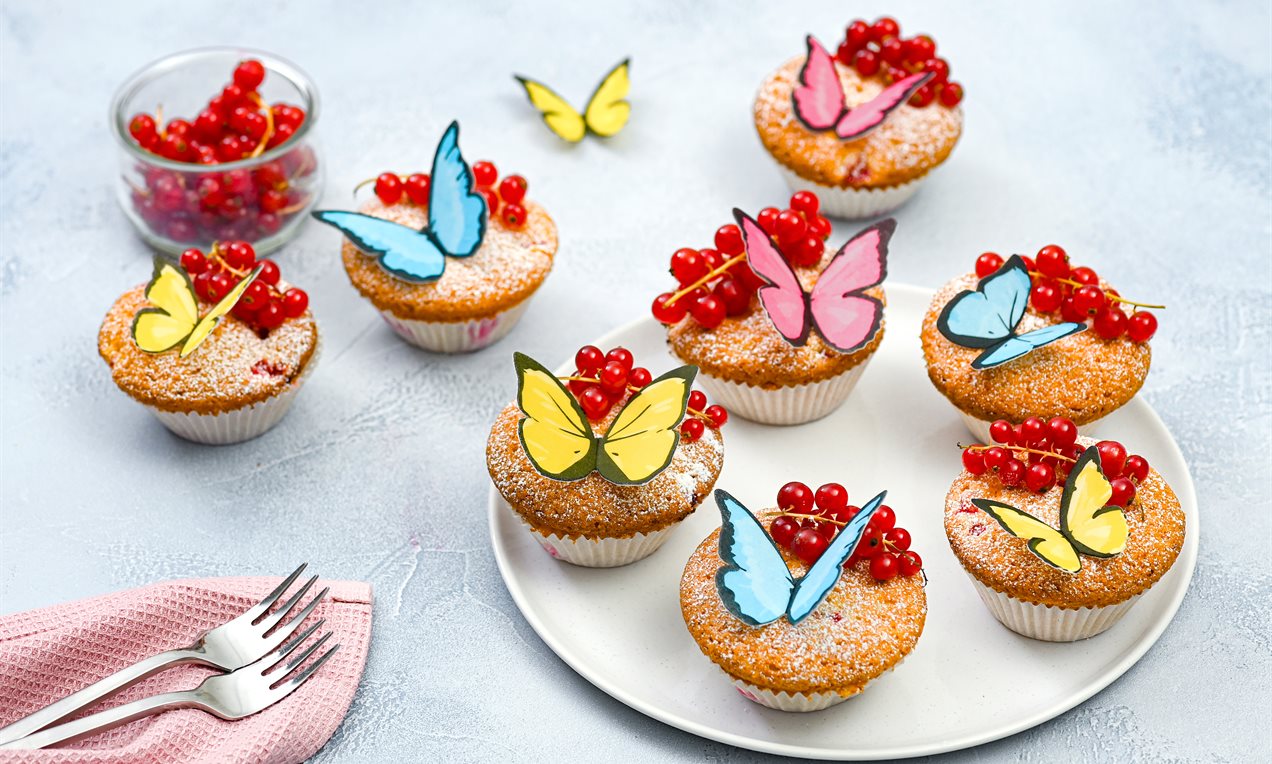 Johannisbeer-Muffins Rezept | Dr. Oetker