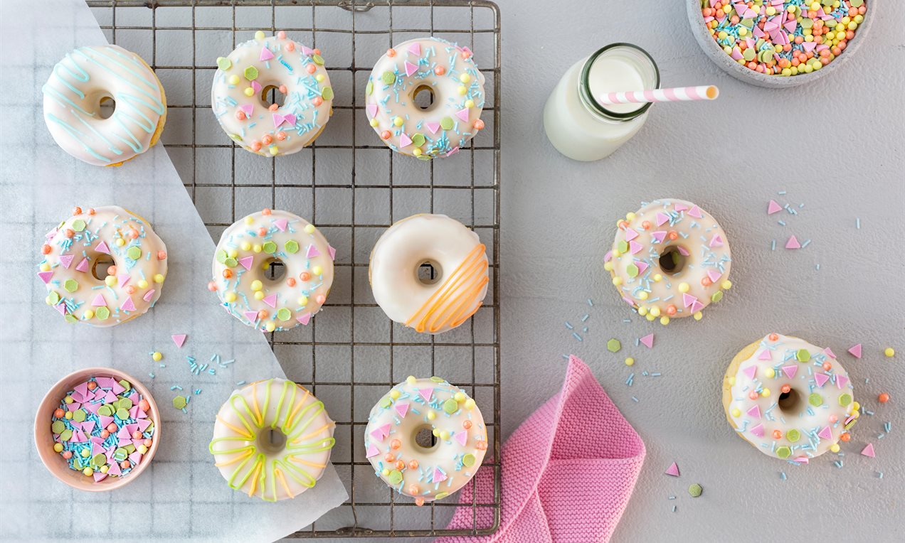 Donuts aus dem Donutblech Rezept | Dr. Oetker