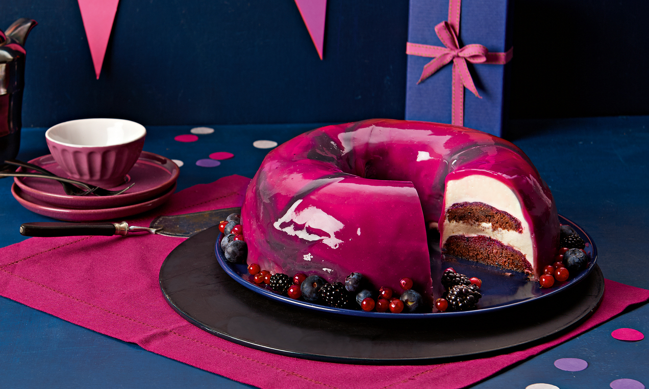 Mirror-Glaze-Torte Rezept | Dr. Oetker