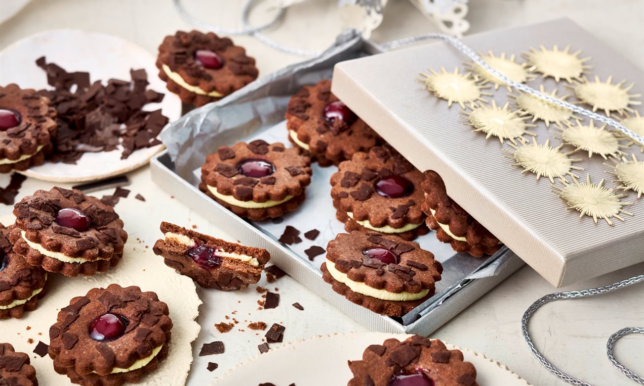 Schwarzwälder Kirsch Plätzchen Rezept | Dr. Oetker