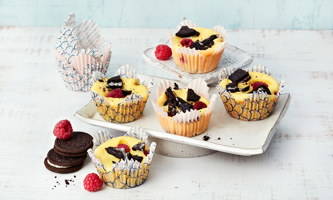 Luxus Oreo Cheesecake Muffins Ebenbild