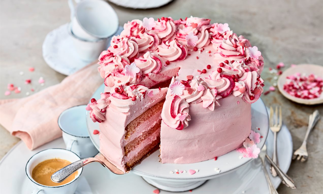 Rosa Torte Rezept | Dr. Oetker