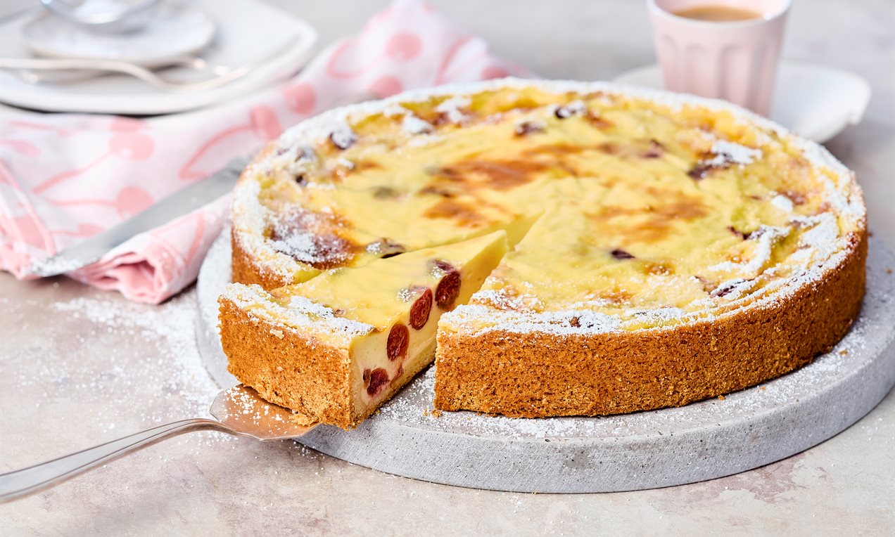 Kirsch Pudding Kuchen Rezept | Dr. Oetker
