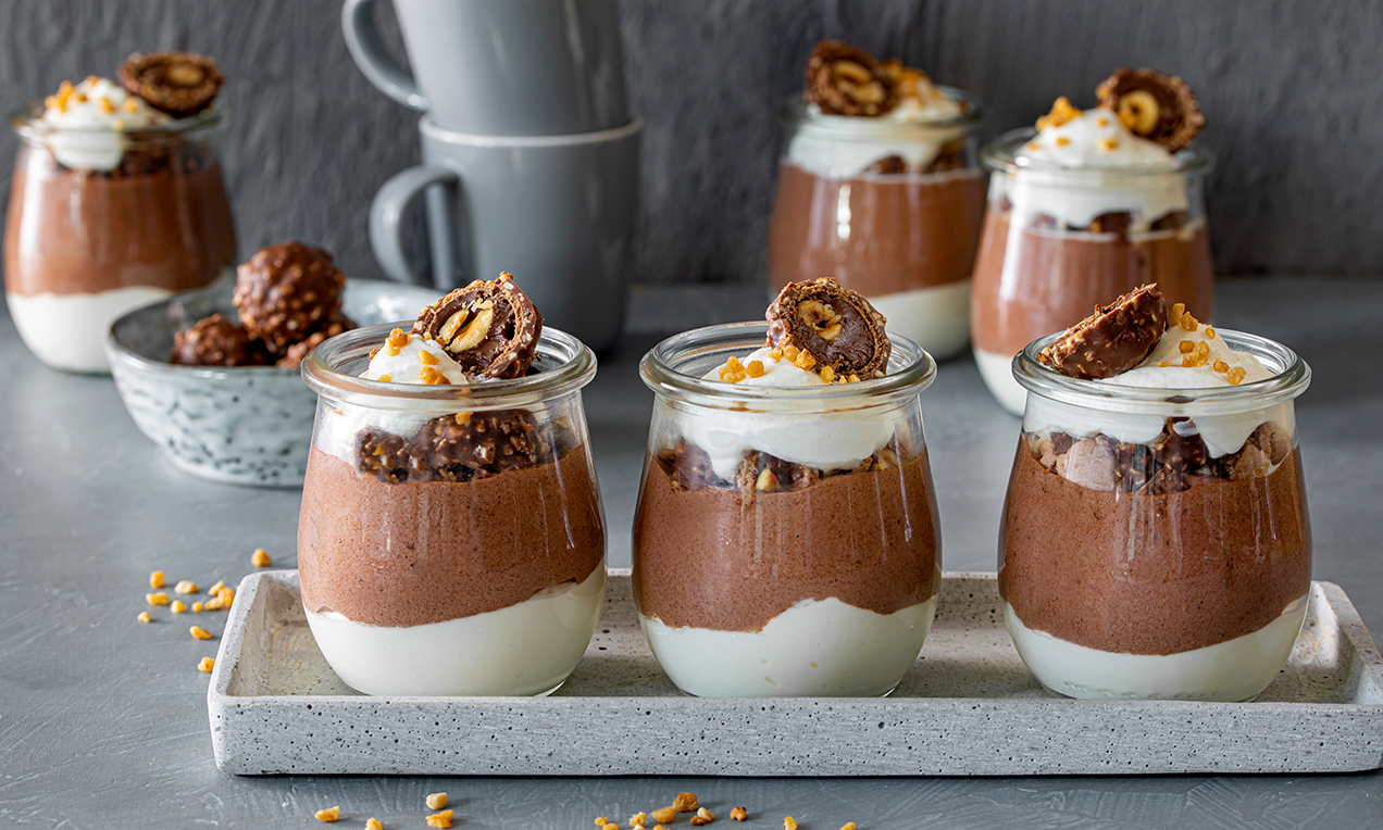 Rocher®-Mousse Rezept | Dr. Oetker