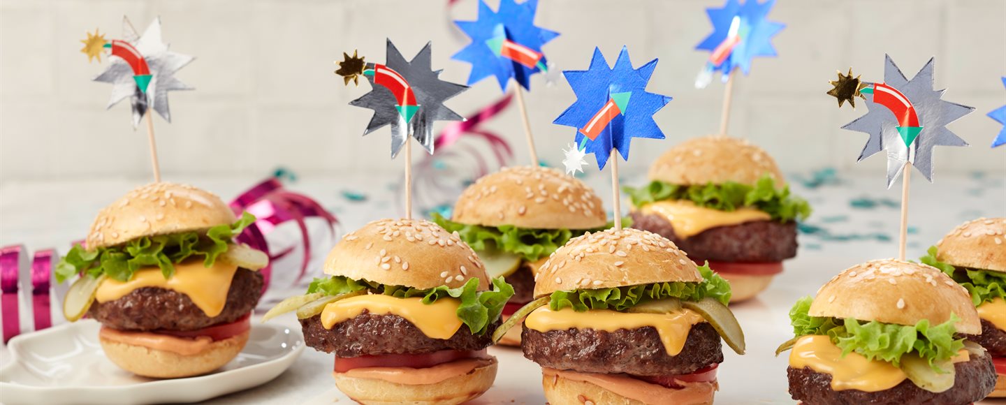 Mini Whopper Sour Gummy Burger Mini Gummi Hamburger 60 Pieces