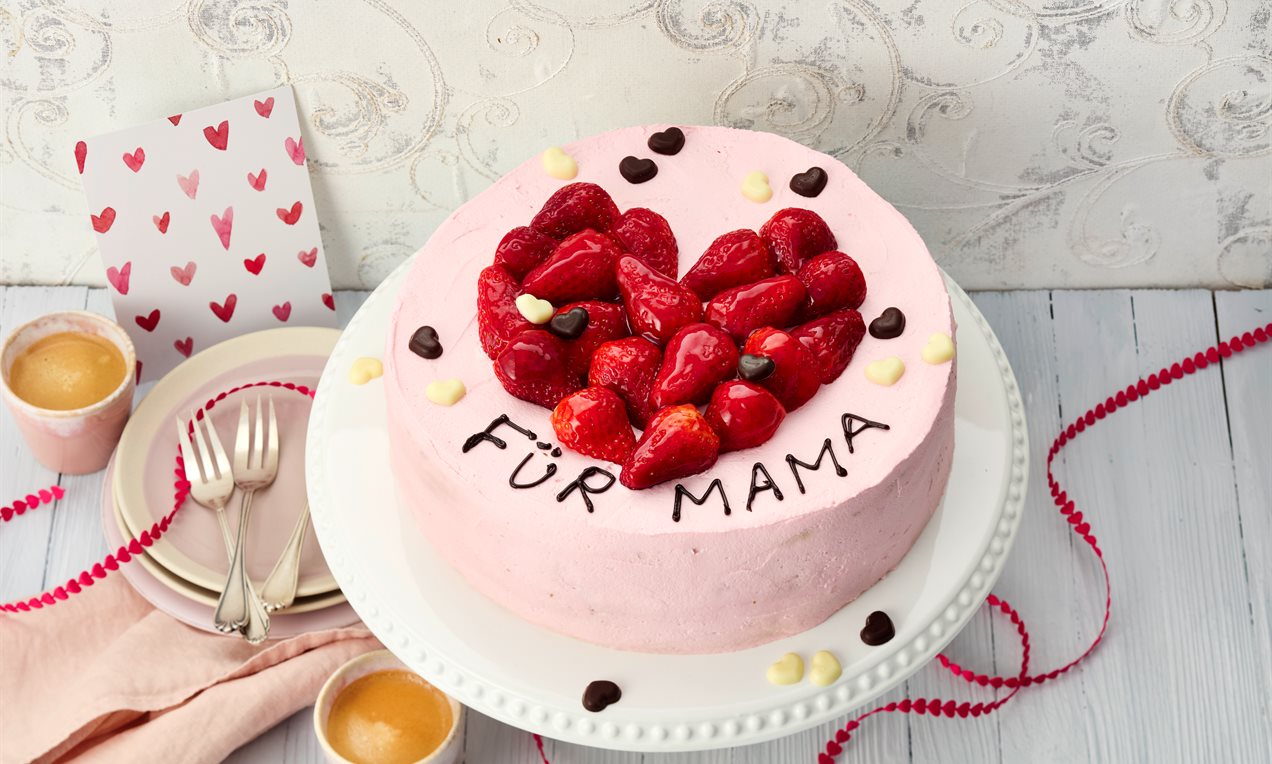 Erdbeertorte Muttertag Rezept | Dr. Oetker
